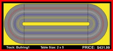 MaxTrax Scale Racing 4 Lane Ovals Tracks