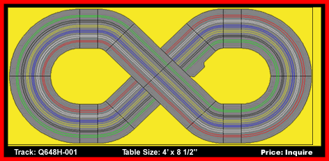 MaxTrax Scale Racing 6 Lane Various Tracks